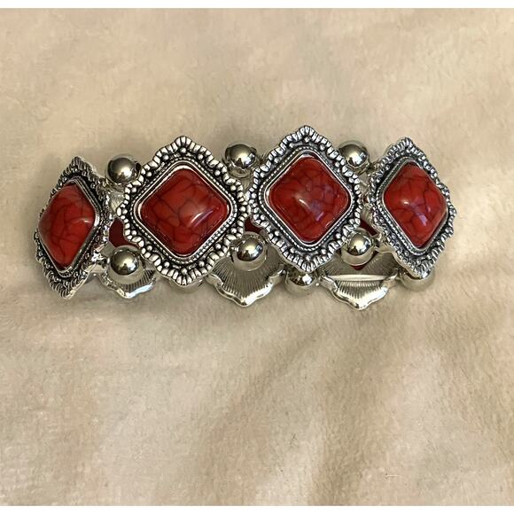 Honey Breeze Boutique | Jewelry | Western Stretch Red Diamond Bracelet ...
